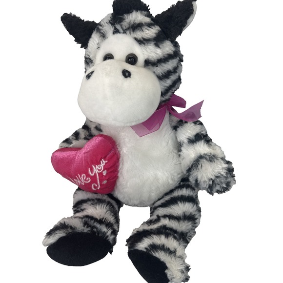 Dan Dee | Toys | Black And White Striped Zebra Plush Animal 6 Dan Dee ...